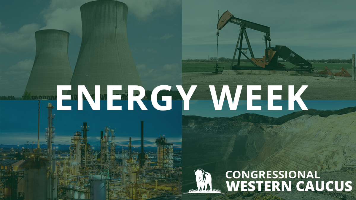 Western Caucus Members Celebrate Energy Week | Congressional Western Caucus